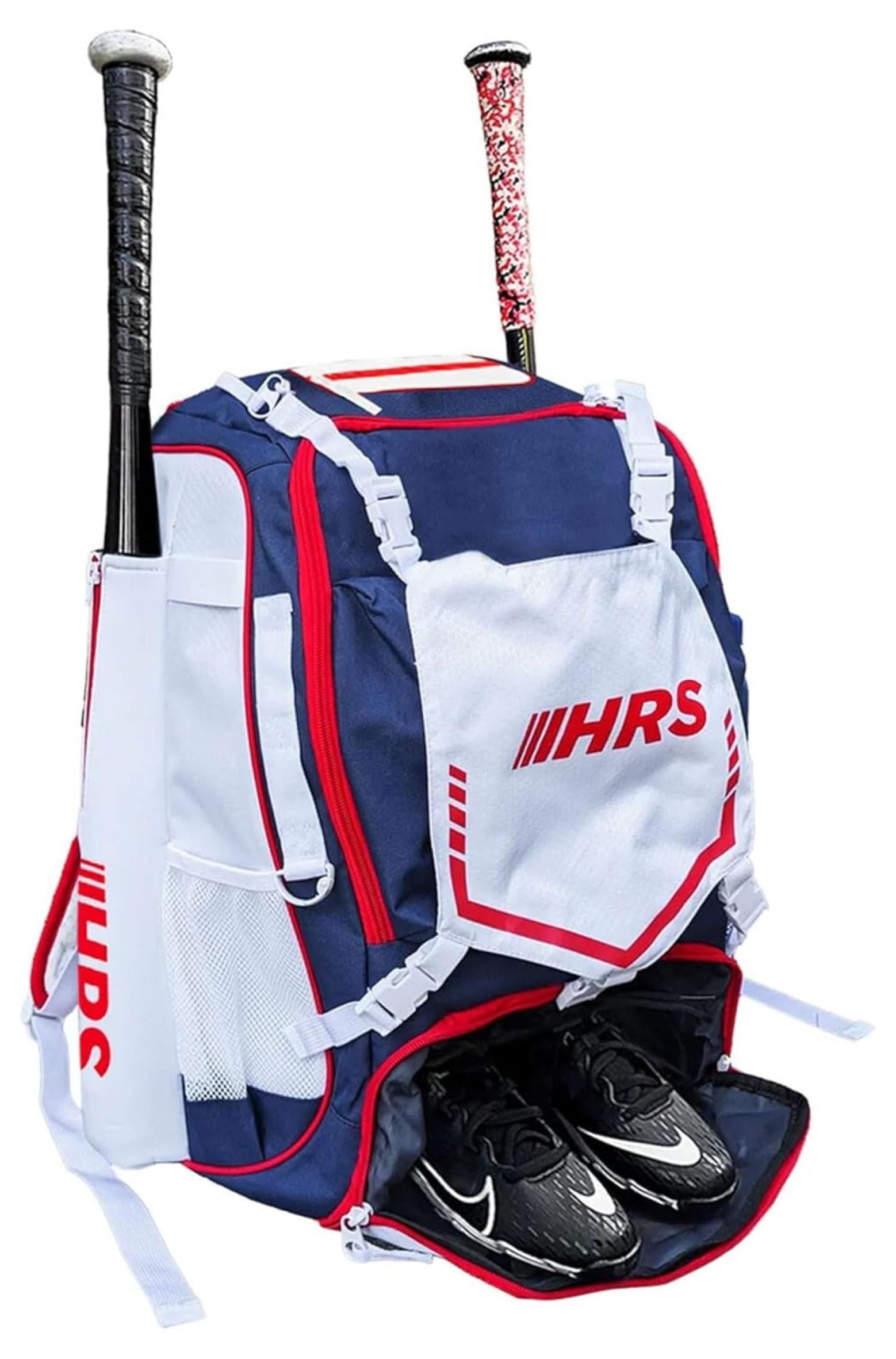 Baseball Bag, Softball Bat Bag for Youth & Adult. Holds 4 Bats, Glove ...