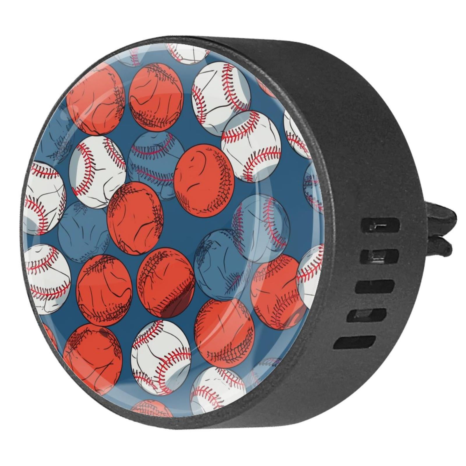 Baseball Ball Background Aromatherapy Car Diffusers for Essential Oils ...