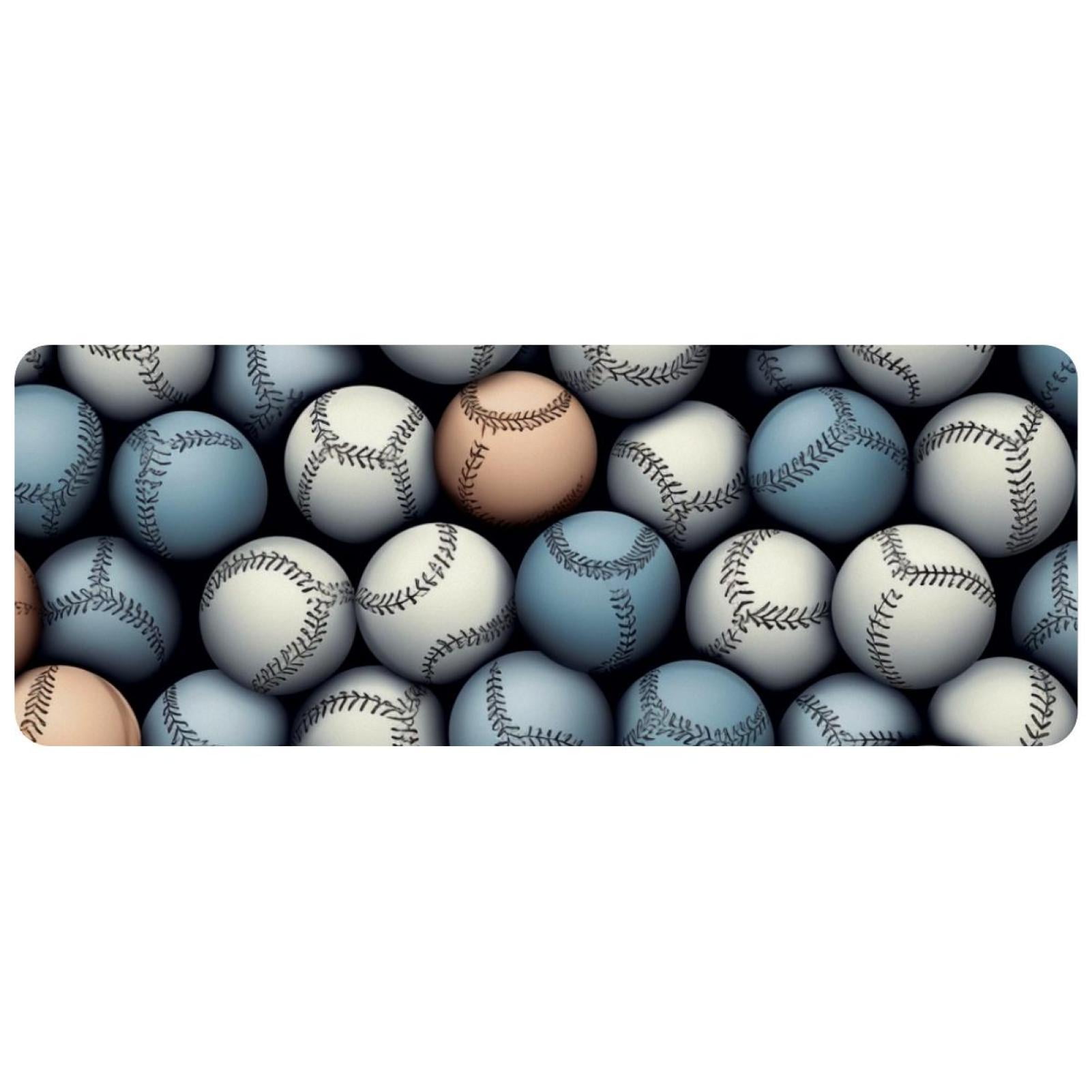 Baseball Ball Background Mouse Pad for Wireless Mouse Home Office Desk ...