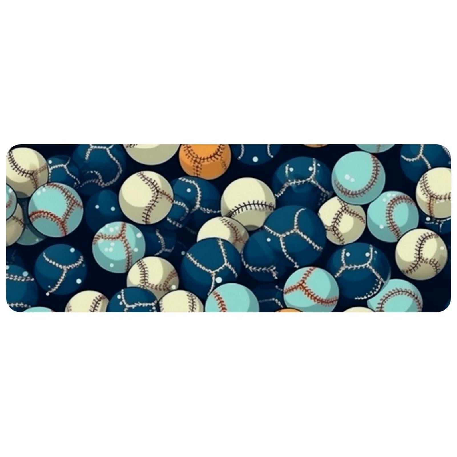 Baseball Ball Background Mouse Pad for Wireless Mouse Home Office Desk ...