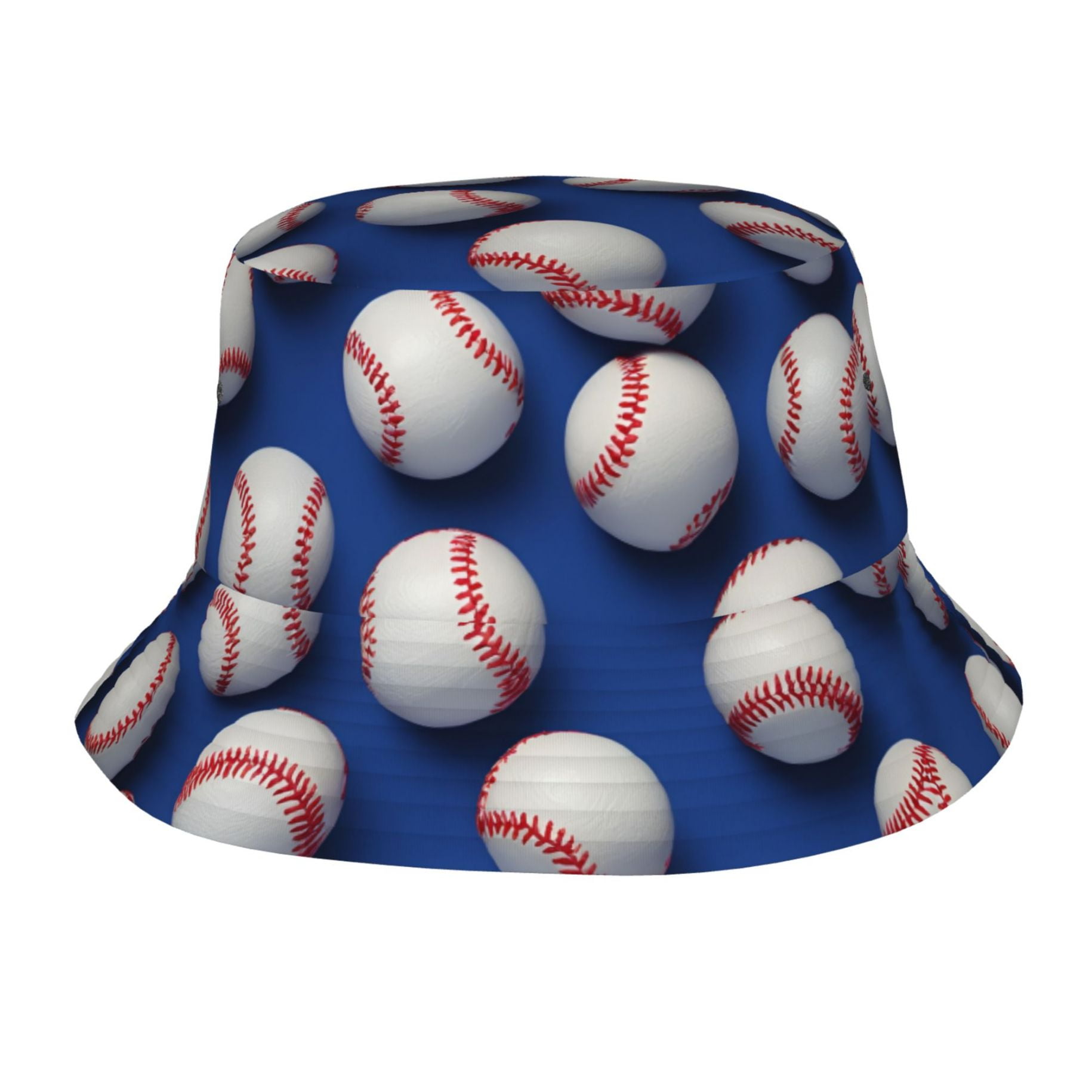 Baseball Ball Bucket Hat for Men Women Fisherman Outdoor Summer Travel ...