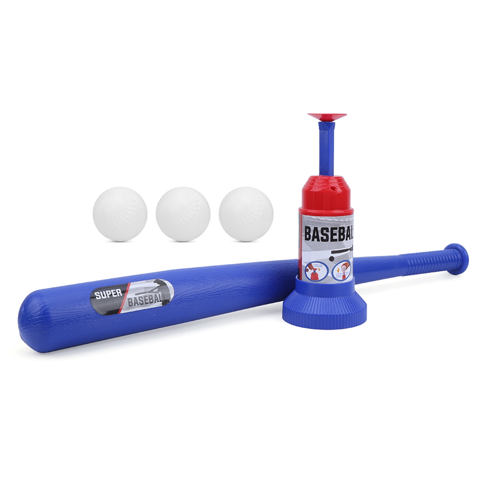Baseball Ball Set Toy Semi Automatic Baseball Launcher Baseball Bat Toy ...