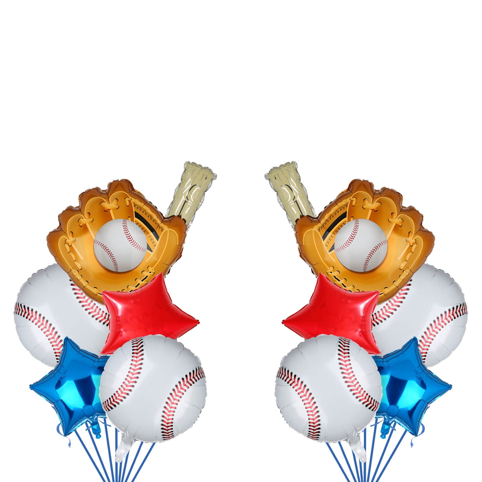 Baseball Balloons Birthday Party Supplies Decorations KKS1 Glove Round ...