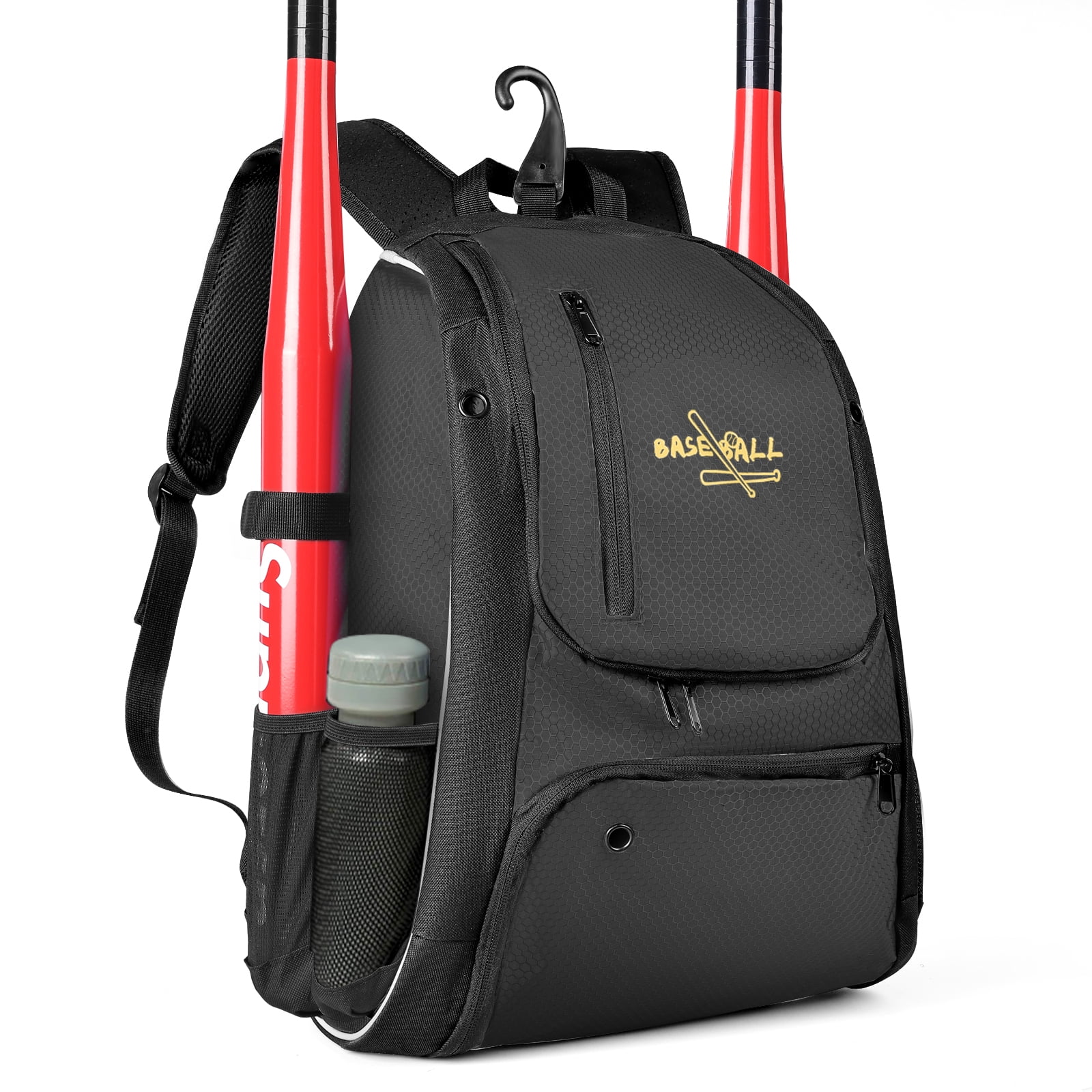 Baseball Bat Bag Backpack T-Ball & Softball Bat Bag with Shoes ...