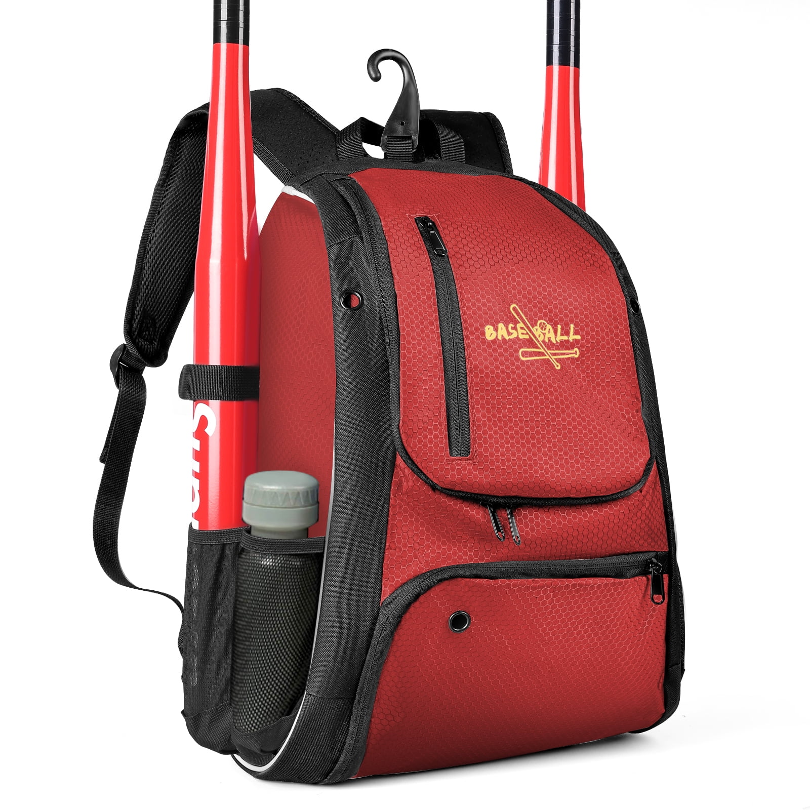 Baseball Bat Bag Backpack T-Ball & Softball Bat Bag with Shoes ...