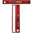 Baseball Bat Display Case Wall Mounted Vertical or Horizontal Wooden ...