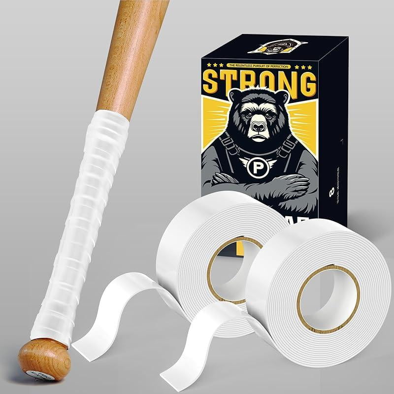 Baseball Bat Grip Tape, 1.1mm 2 Rolls - Multi Sport Handle Tape for ...