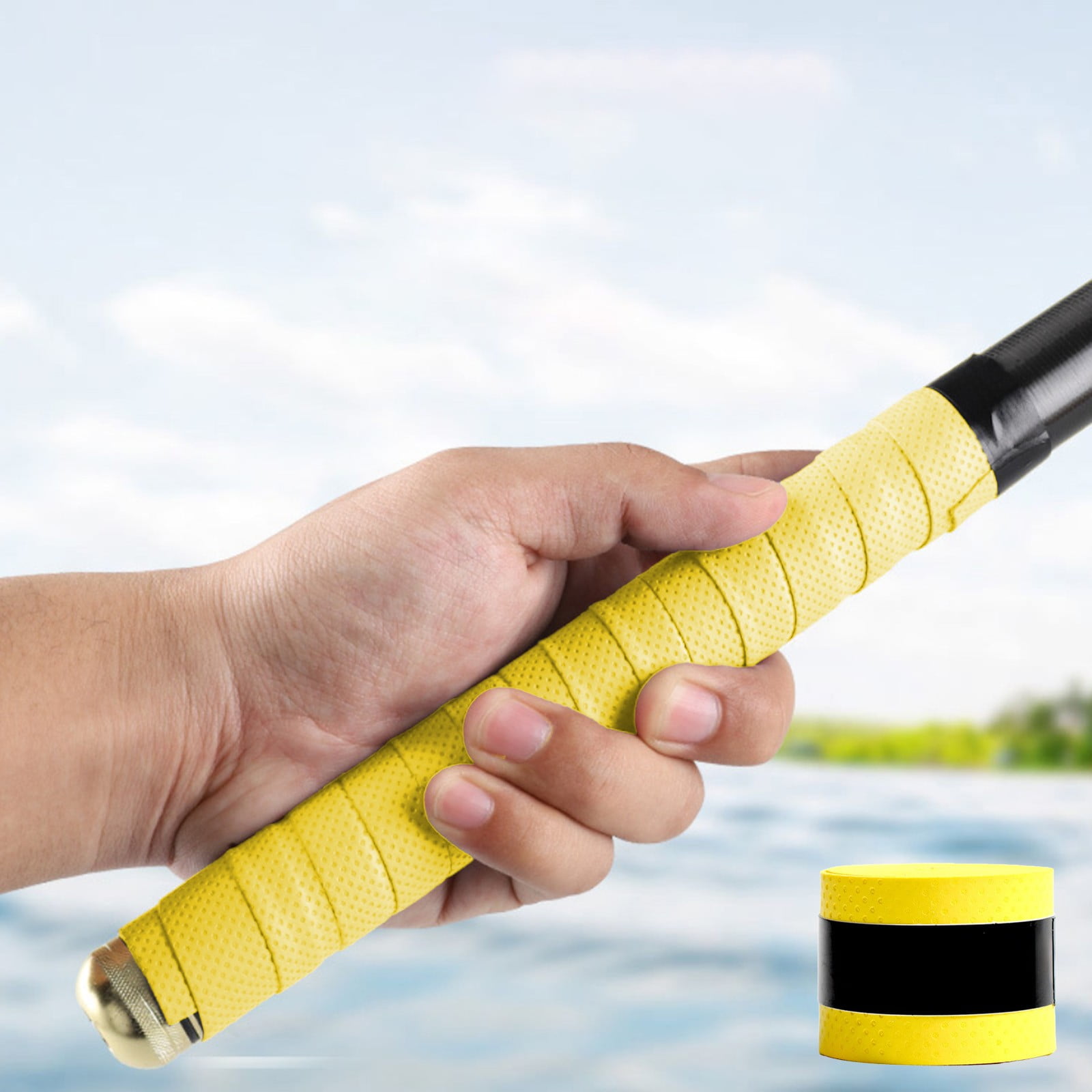 Baseball Bat Grip Tapes Softball Bat Wrap Grip Tape Tennis Racket Grip ...