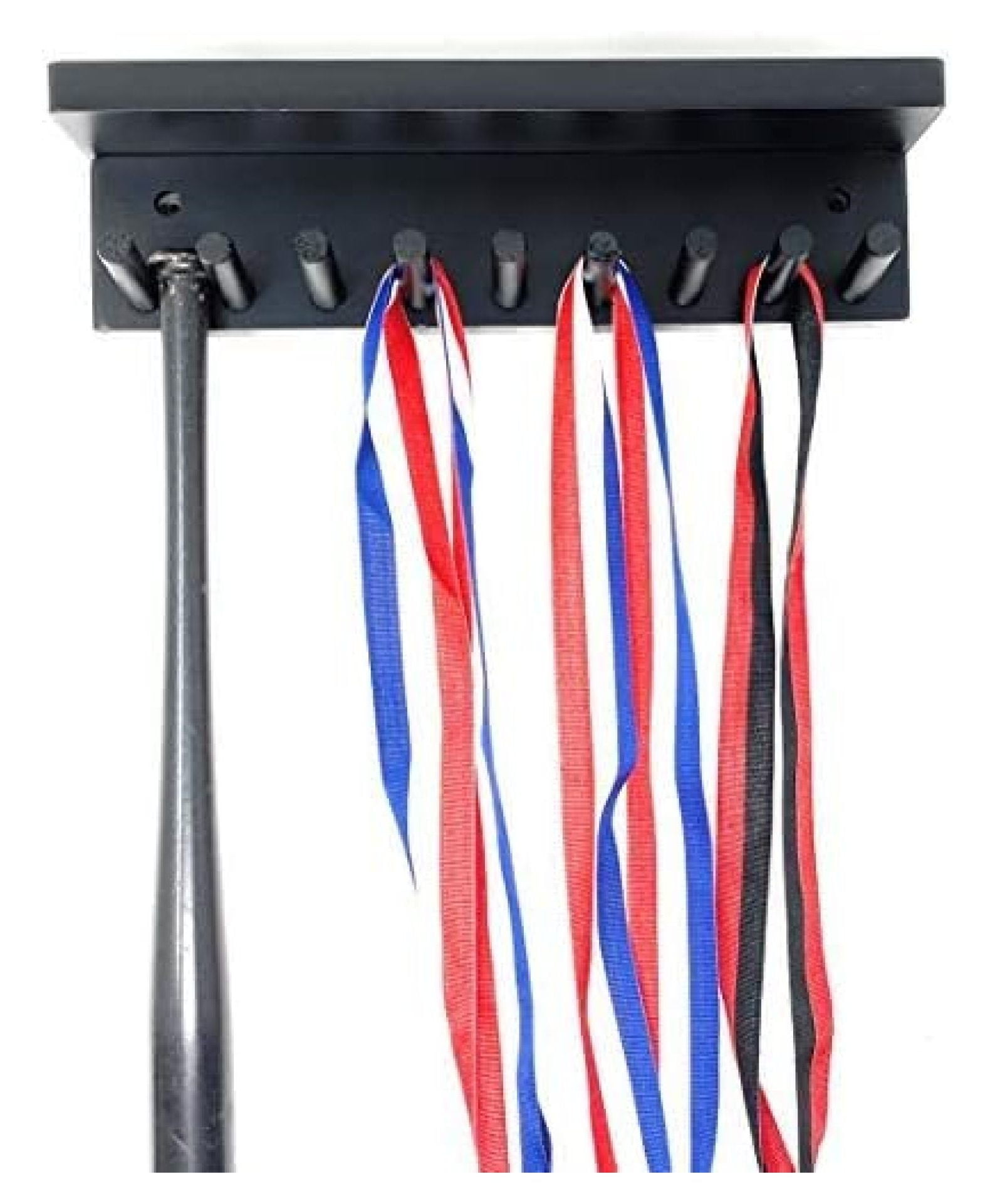 Baseball Bat Rack Display Holder 8 Mini Collectible Bats with Shelf ...