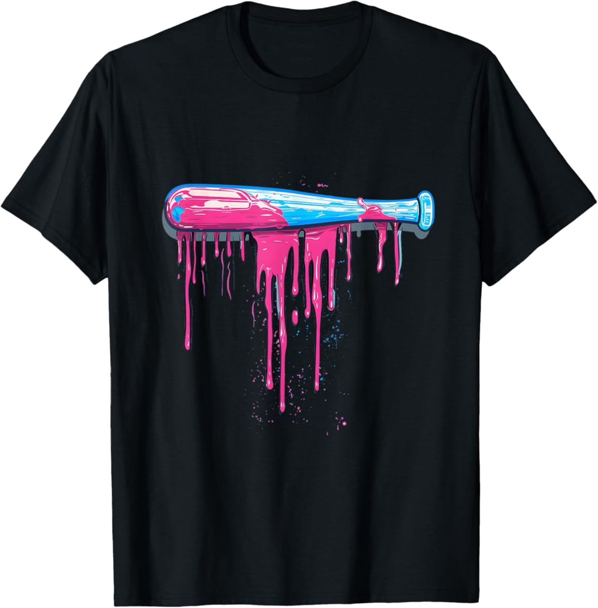 Baseball Bat With Sprinkles Drip Cool Unisex Men Women T-Shirt S-5XL ...