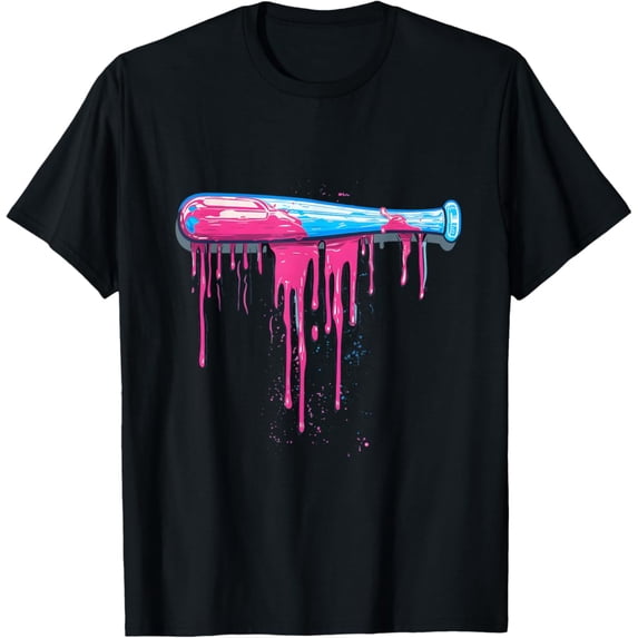 Baseball Bat With Sprinkles Drip Cool Unisex Men Women T-Shirt S-5Xl ...