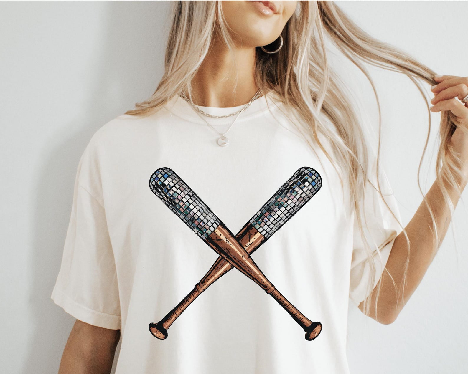 Baseball Bat shirt Clipart, Retro Disco Ball shirt Sublimation Designs ...