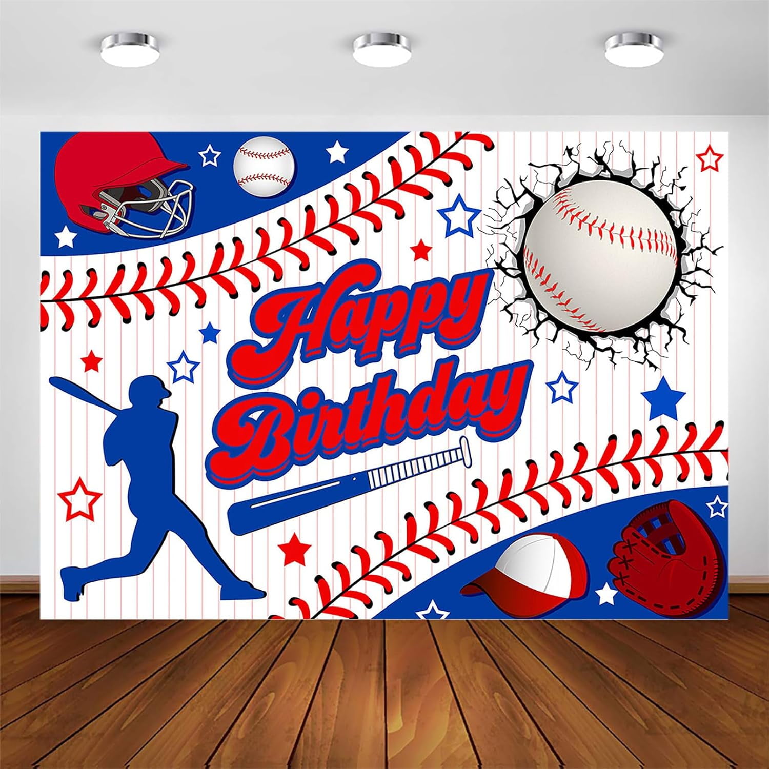 Baseball Birthday Backdrop for Boys Kids Teens Baseball Birthday Party ...