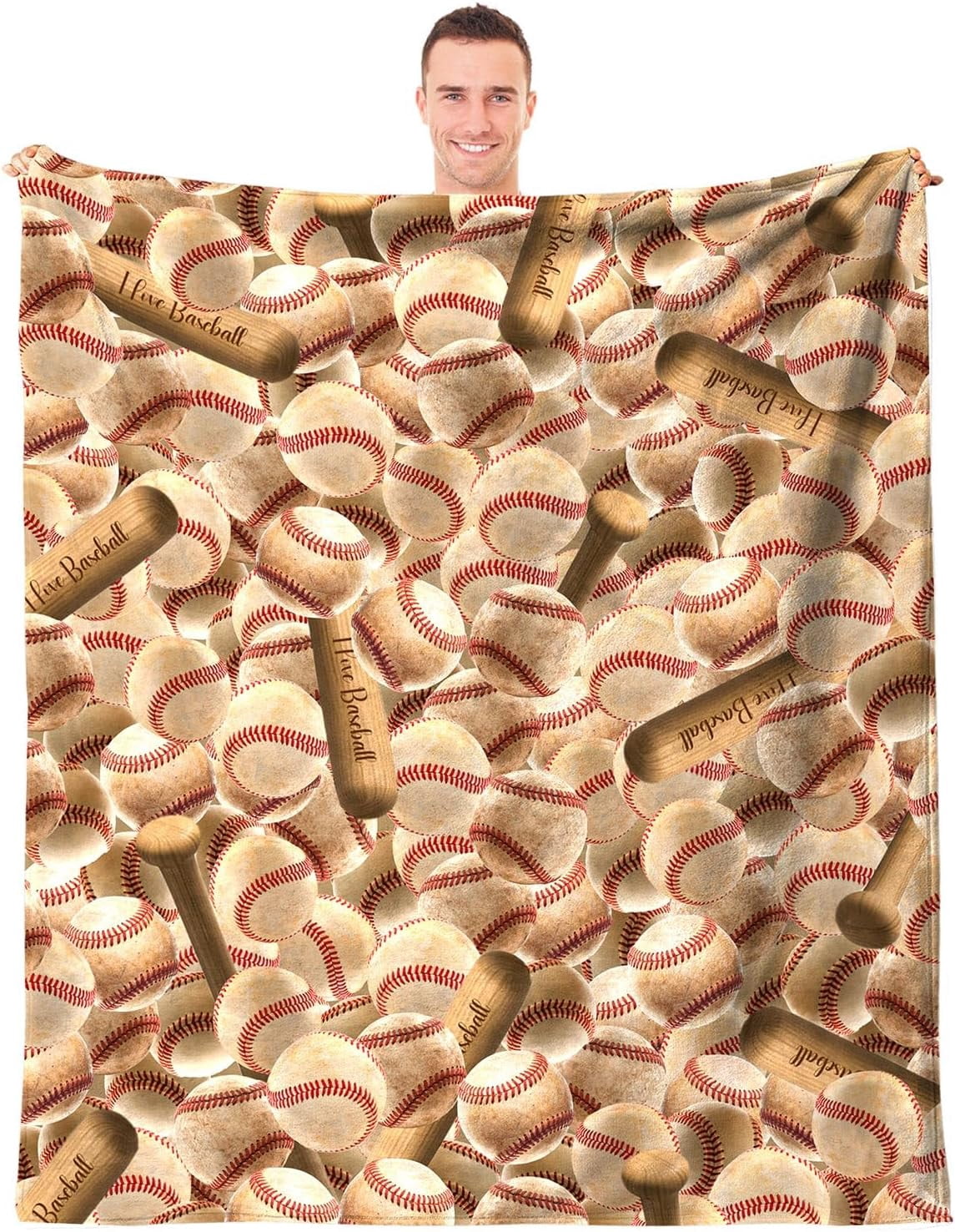 Baseball Blanket for Boys,I Love Baseball,Super Soft Baseball Blanket ...