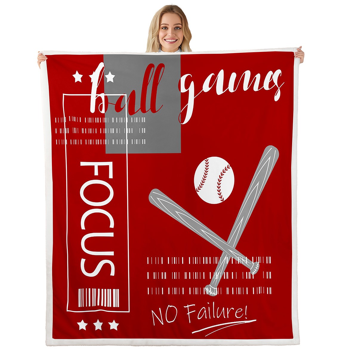 Baseball Blanket Throw 90"x90" Kids Baseball Sports Blankets and Throws ...