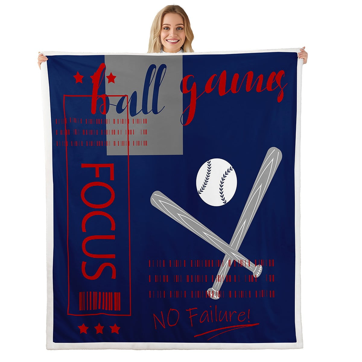 Baseball Blankets and Throws 60"x80" Baseball Sports Blanket Throw ...