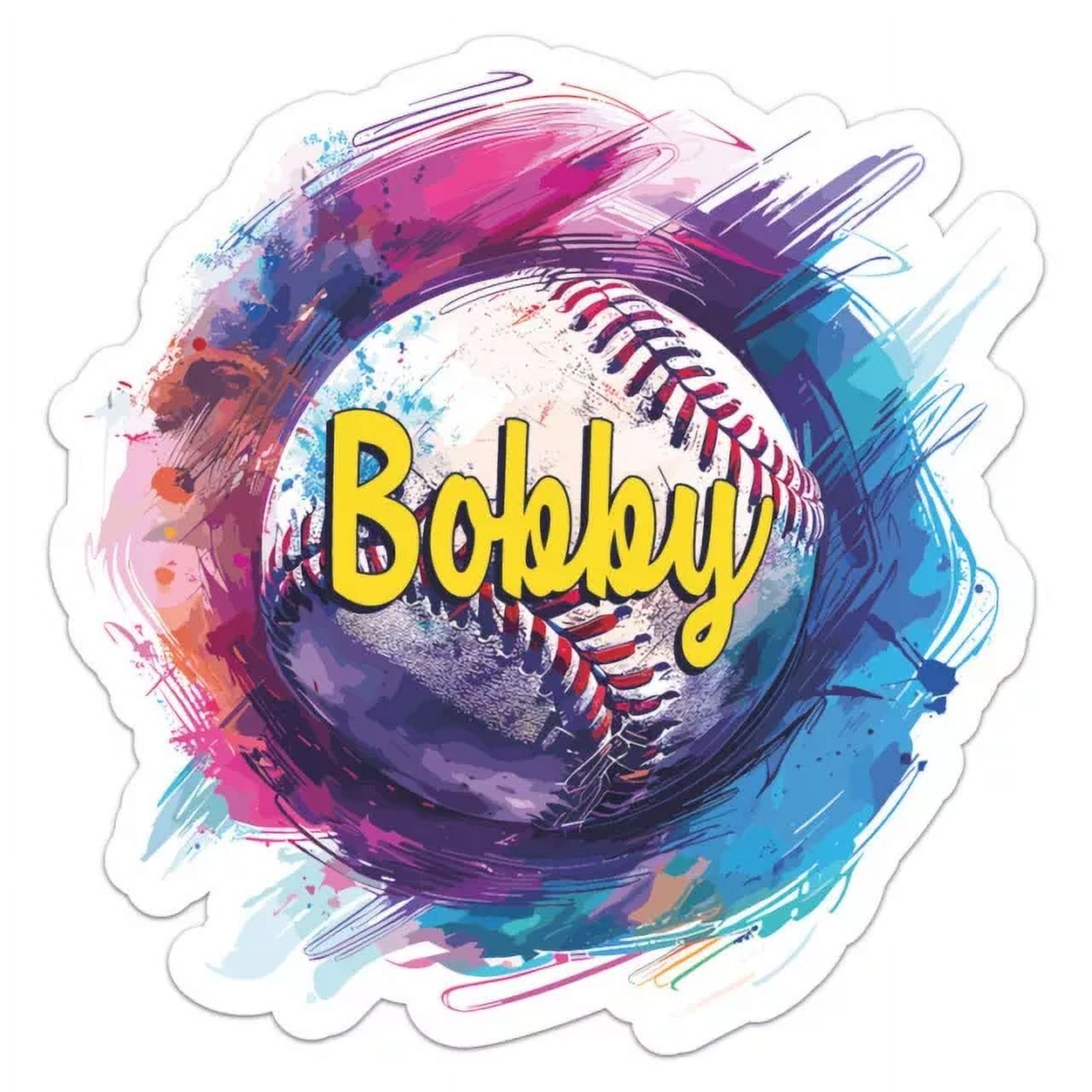 Baseball Bobby Sticker Phone Decal Water Bottle Stickers Car Decals ...