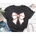 Baseball Bow Graphic Tee Coquette Shirt Baseball Lover Gift - Walmart.com