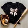 Baseball Bow Shirt: Game Day Tee, Softball Mom - Walmart.com
