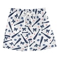 Baseball Bow Star Pattern Swim Trunks Quick Dry Beach Pool Board Shorts ...