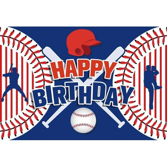 Baseball Boy 1st Birthday Backdrop Green Grass Our Little Rookie is ...