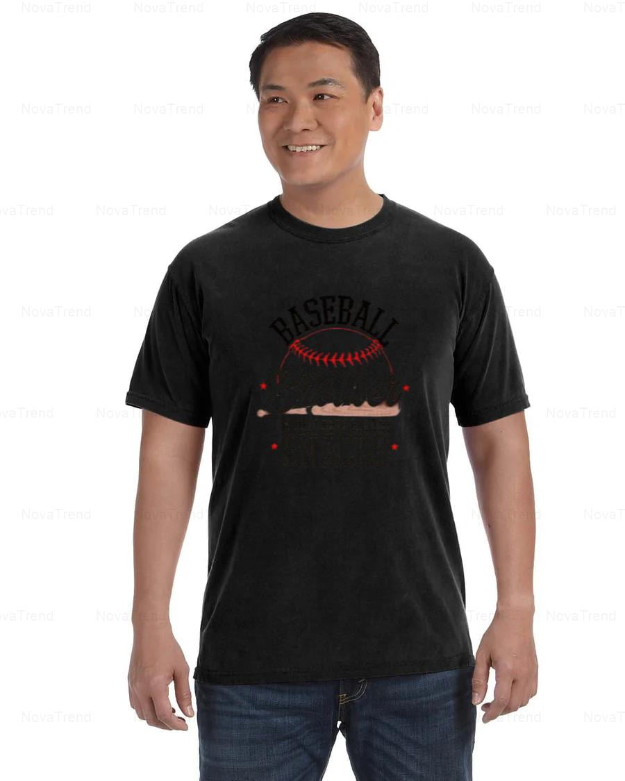 Baseball Brother Comfort Coler T-Shirt Just Here for the Snacks Fun ...