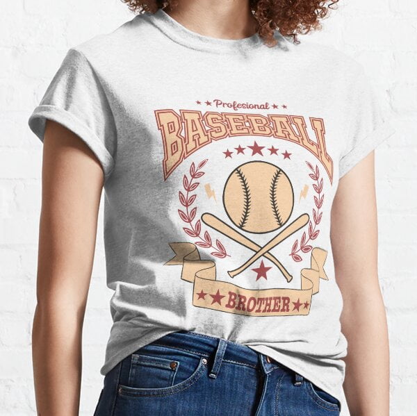 Baseball Brother Family Names Also Available Classic T-shirt - Walmart.com