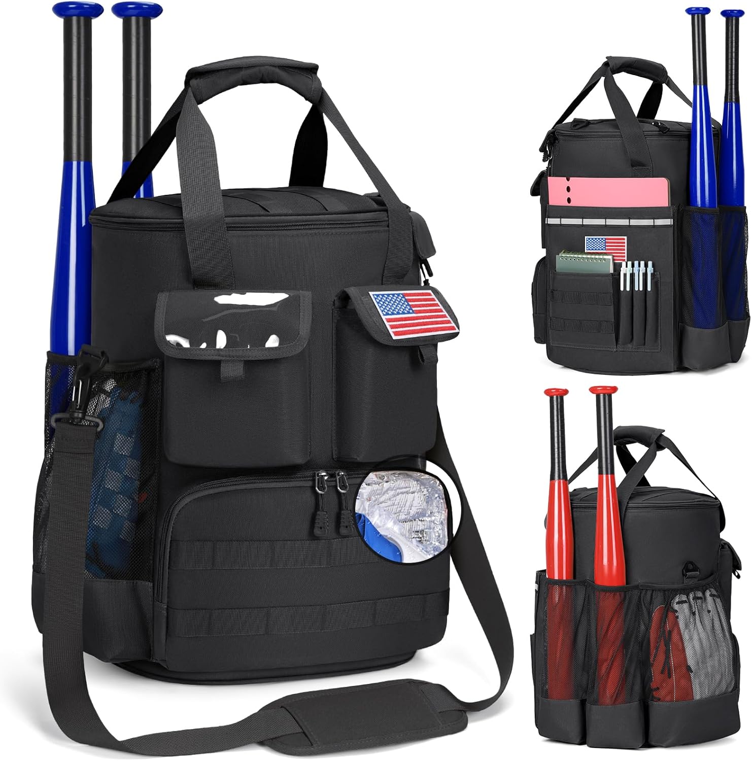 Baseball Bucket Bag Baseball Coaches Accessories Organizer with ...