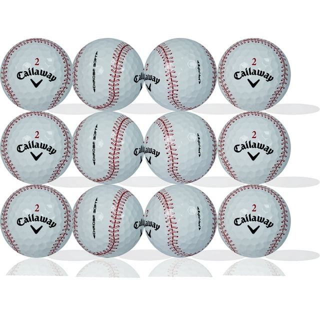 Baseball Callaway Chrome Soft Golf Balls, Refinished, 12 Pack - Walmart.com