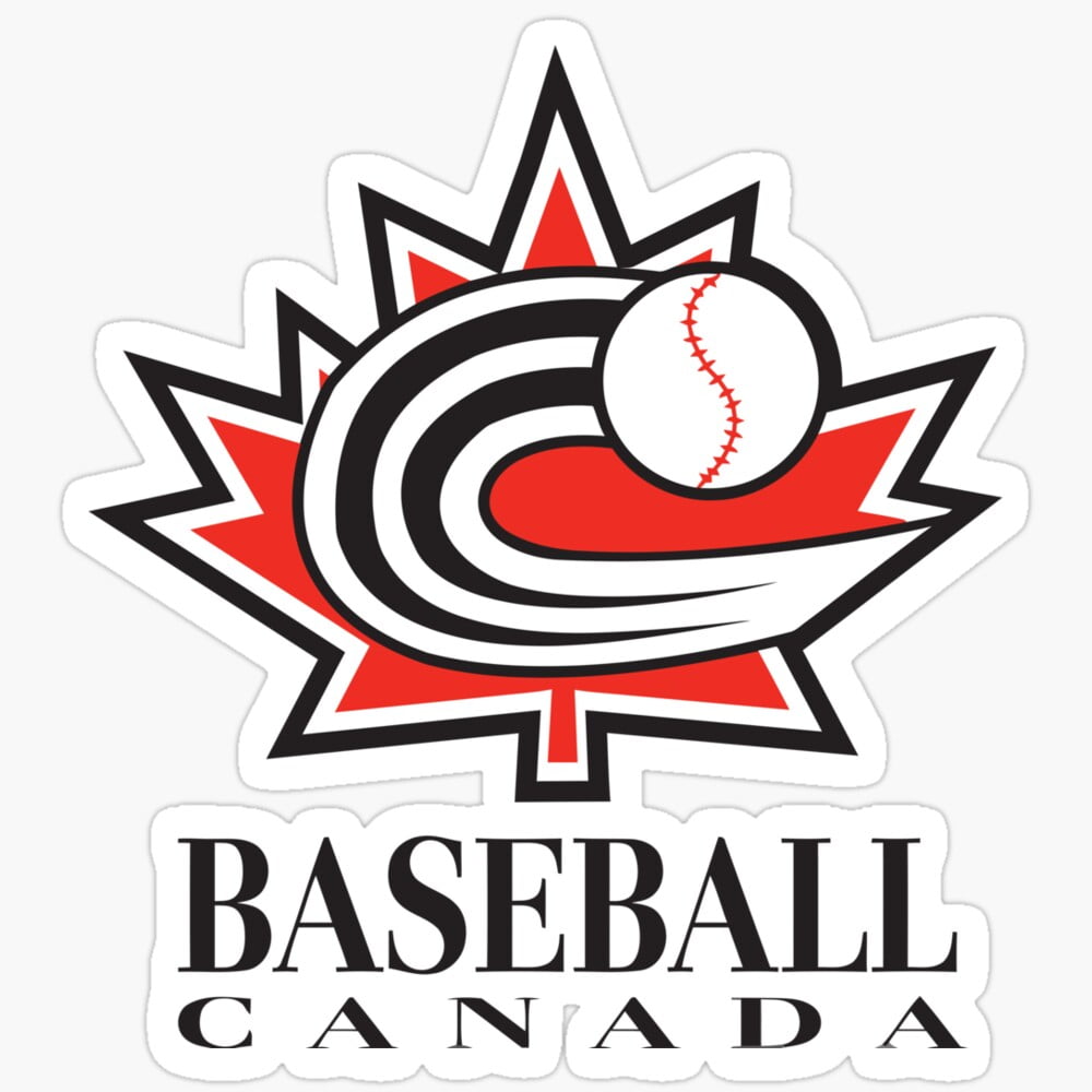 Baseball Canada Sport Logo Sticker Baseball Sticker, Football Sticker ...