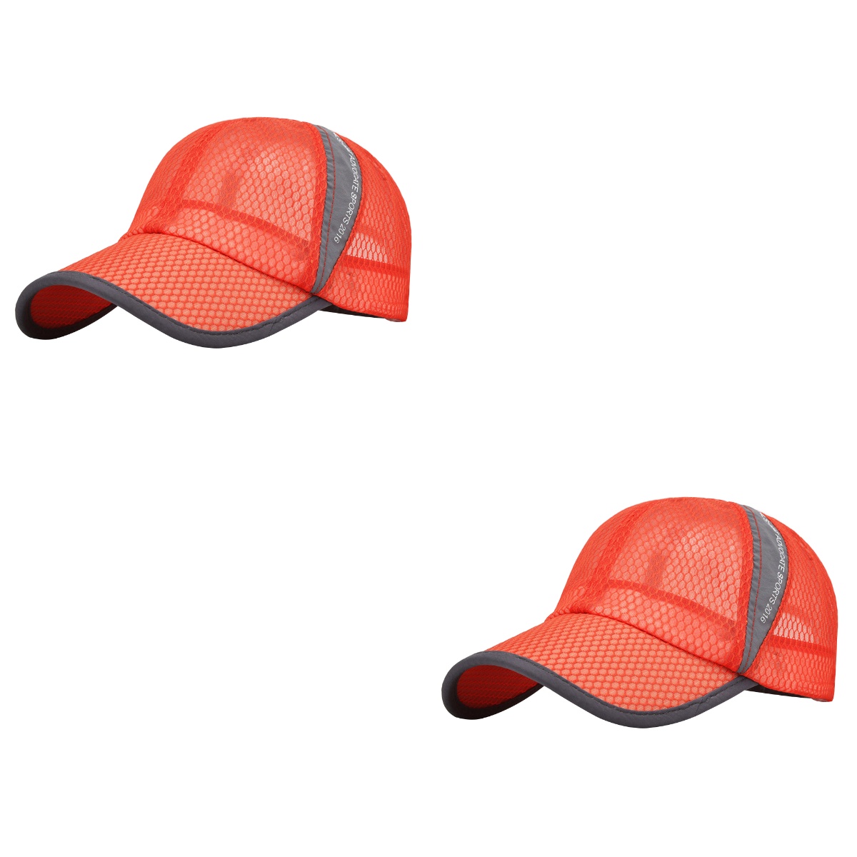 Baseball Cap 2 PCS Sun Caps for Men Mens Summer Hats Visor Mesh Woman ...