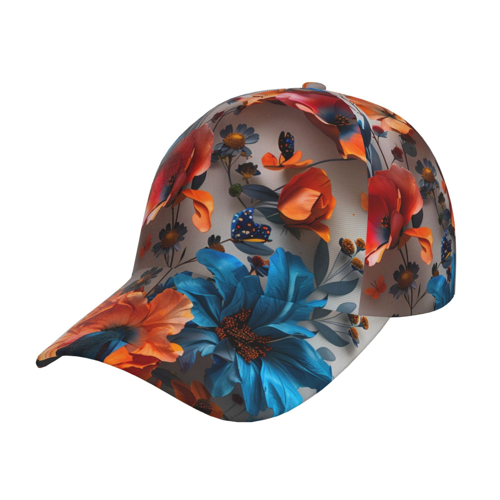 Baseball Cap, 3D Butterfly Sun Hats for Men Women, Adjustable Golf Dad ...