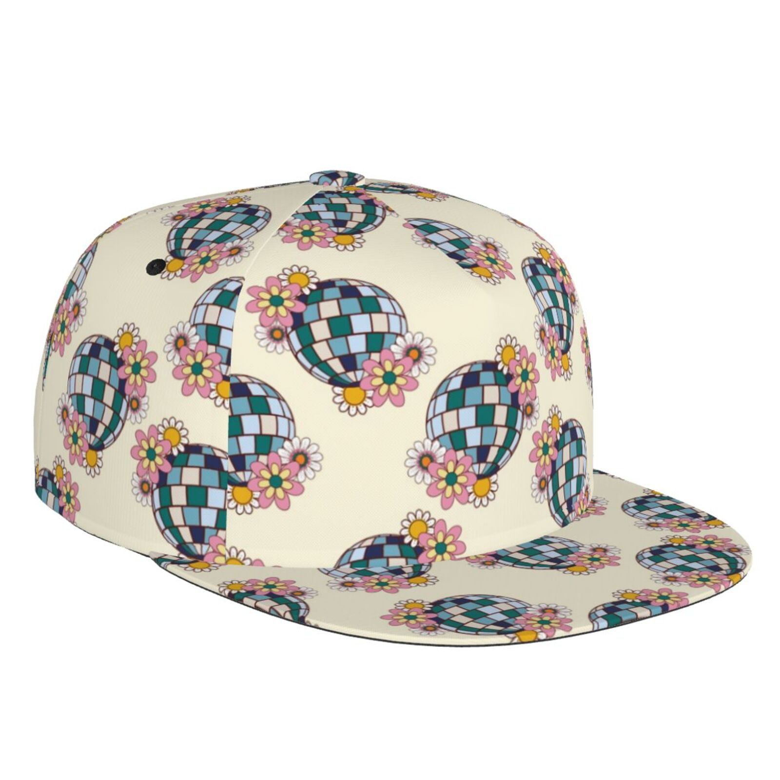 Baseball Cap - 70s Disco Ball Hats for Men/Women Low Profile Adjustable ...