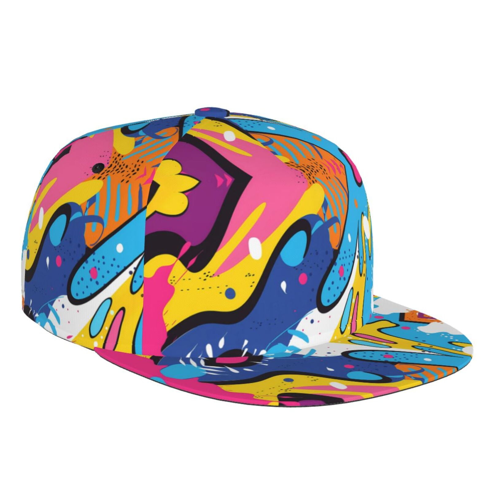 Baseball Cap - Abstract Color Splash Hats for Men/Women Low Profile ...