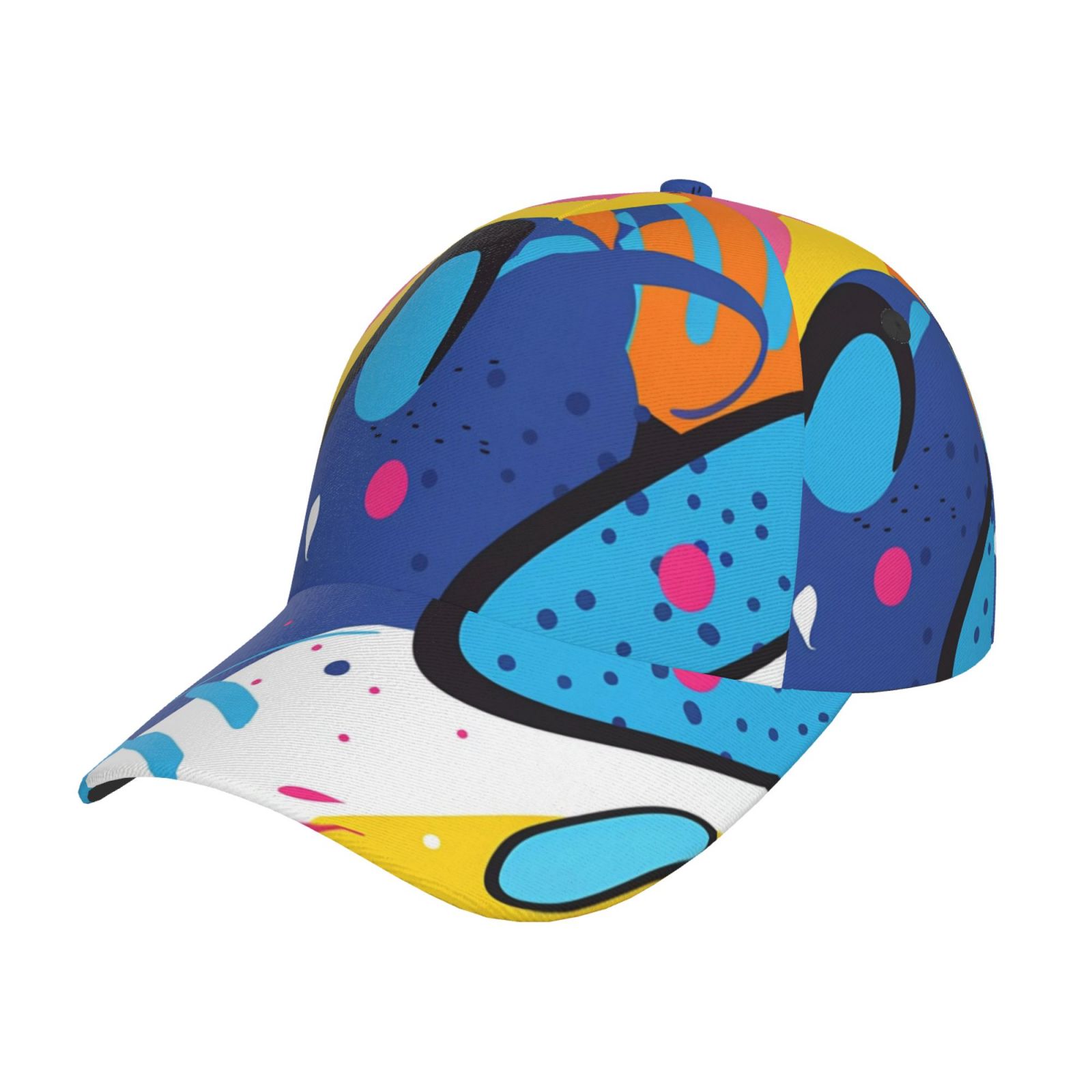 Baseball Cap - Abstract Color Splash Hats for Men Women Low Profile ...