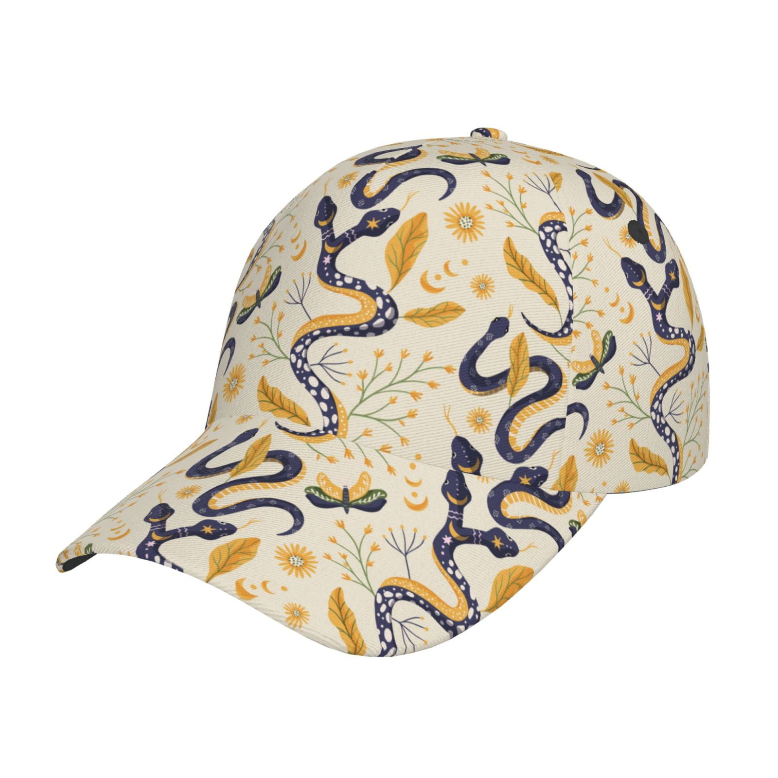 Baseball Cap, Abstract Cute Double Headed Snake Hats For Men Women Low ...