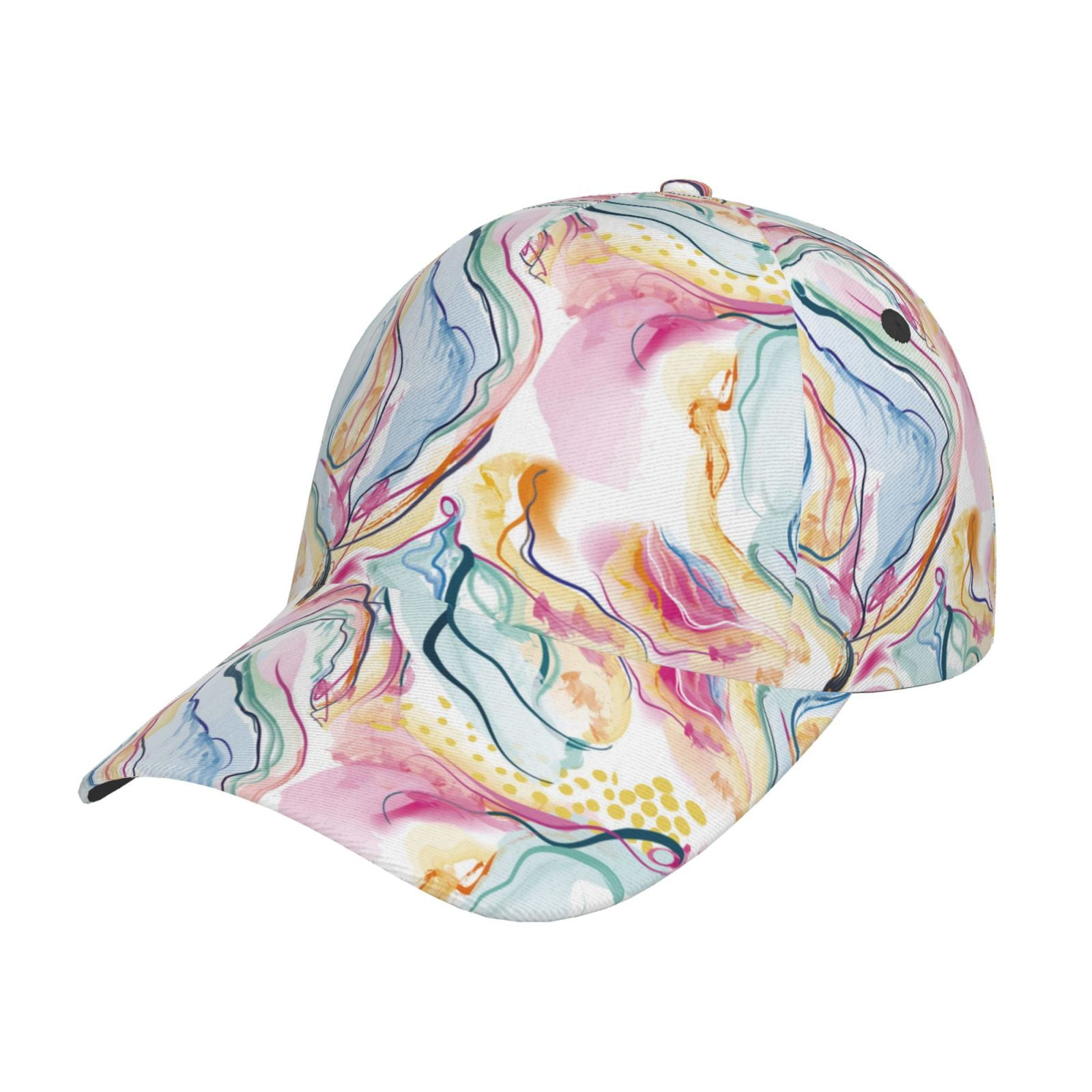 Baseball Cap, Abstract Marble Texture Hats For Men Women Low Profile ...