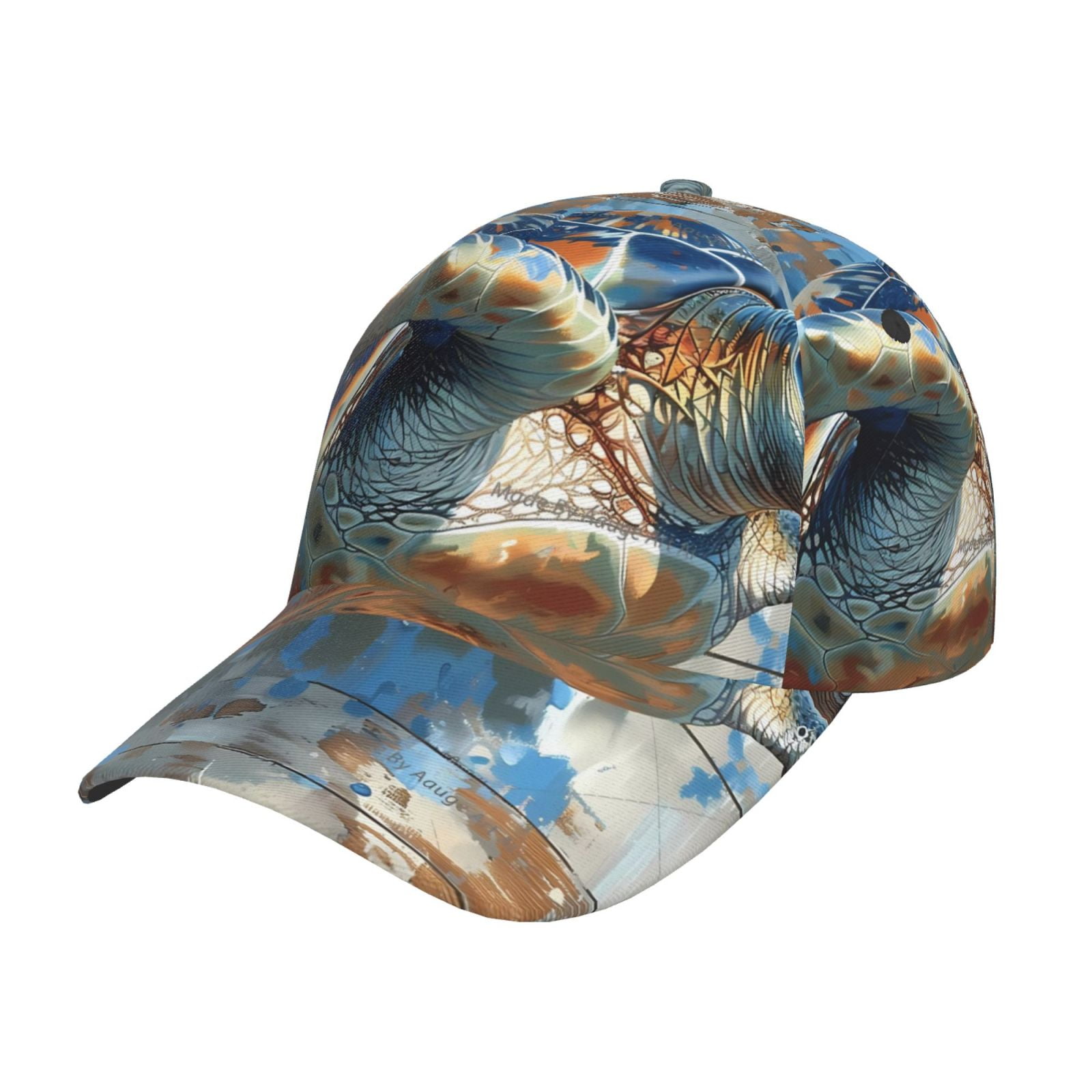 Baseball Cap - Abstract Sea Turtle Hats for Men Women Low Profile Classic Adjustable Dad Hat for ...