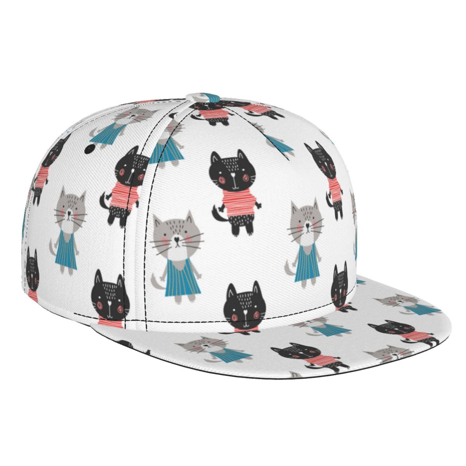 Baseball Cap - Abstract cute painting cat Hats for Men/Women Low ...