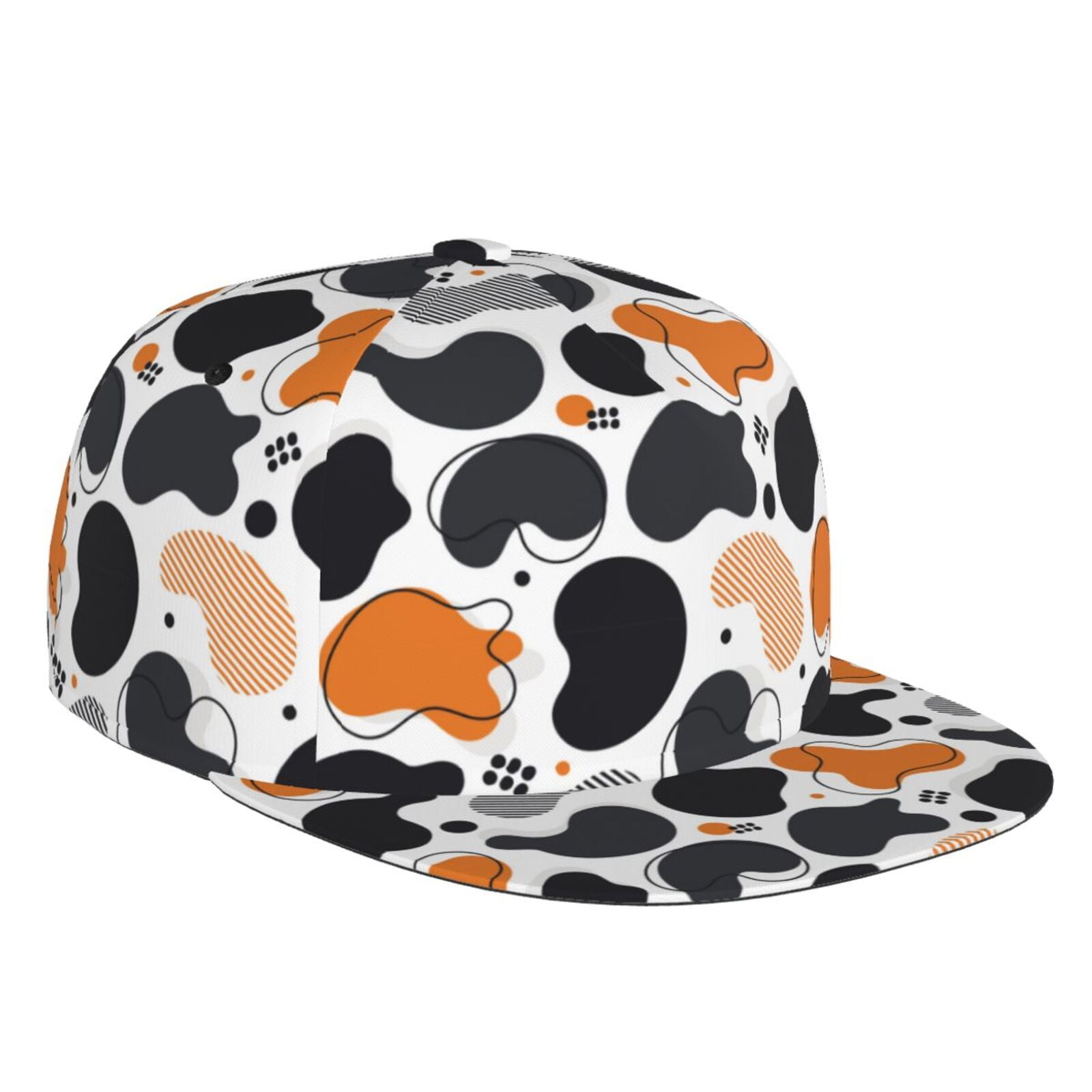 Baseball Cap - Abstract irregular shapes pattern Hats for Men/Women Low ...