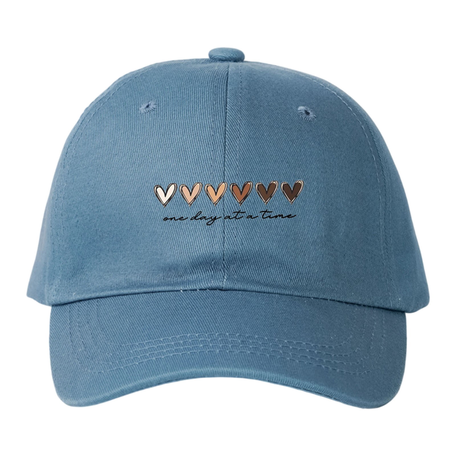 Baseball Cap Adjustable American Cute Heart Dad Hat Cotton Unisex For ...