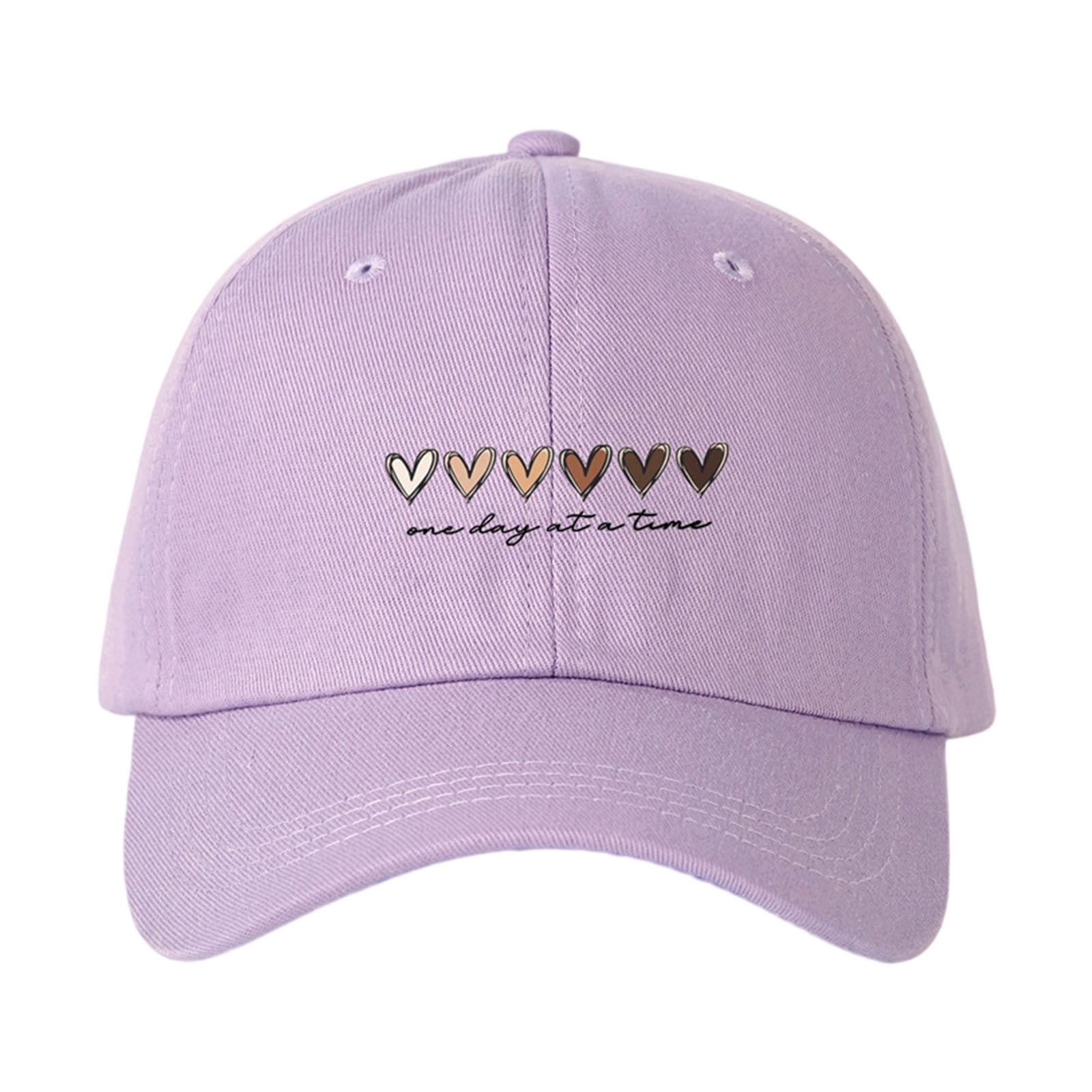 Baseball Cap Adjustable American Cute Heart Dad Hat Cotton Unisex For ...