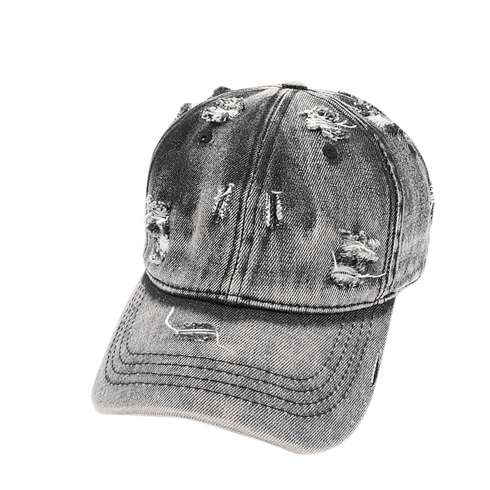 Baseball Cap Adjustable Classic Low Hat Unconstructed Plain Cap Men ...