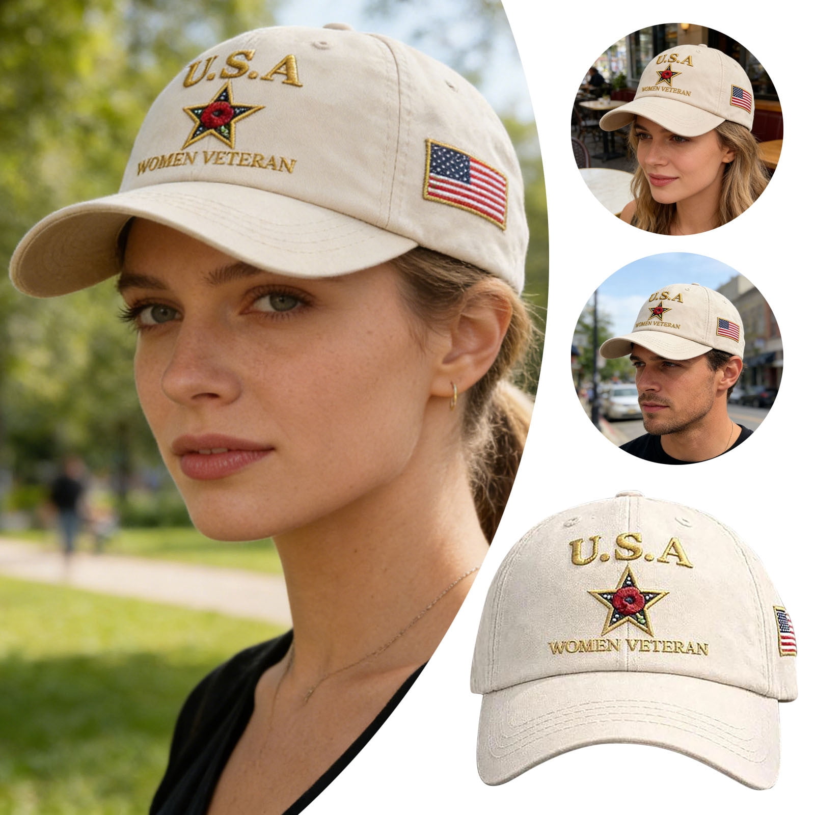 Baseball Cap Adjustable Low Profile, QQZ Classic Unstructured Hat for ...