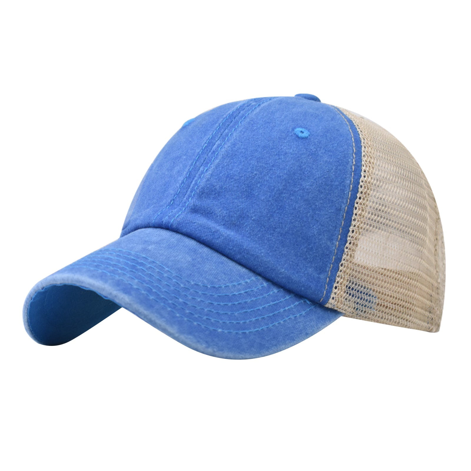 Baseball Cap Adjustable Men Ladies Hat Fashion Denim Buckle Outdoor ...