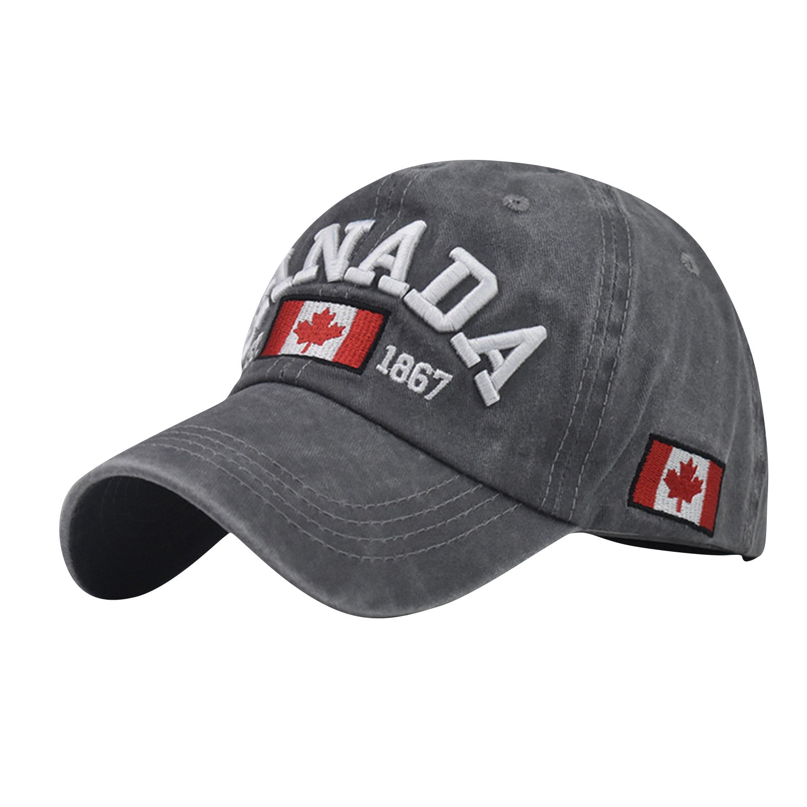 Baseball Cap Adjustable for Men Women Kids,Embroidered Canada EST 1867 ...