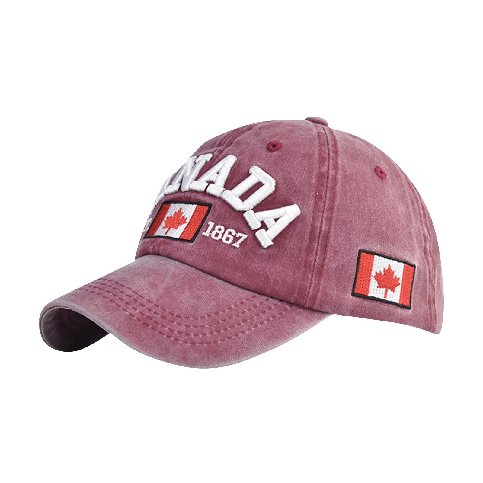 Baseball Cap Adjustable for Men Women Kids,Embroidered Canada EST 1867 ...
