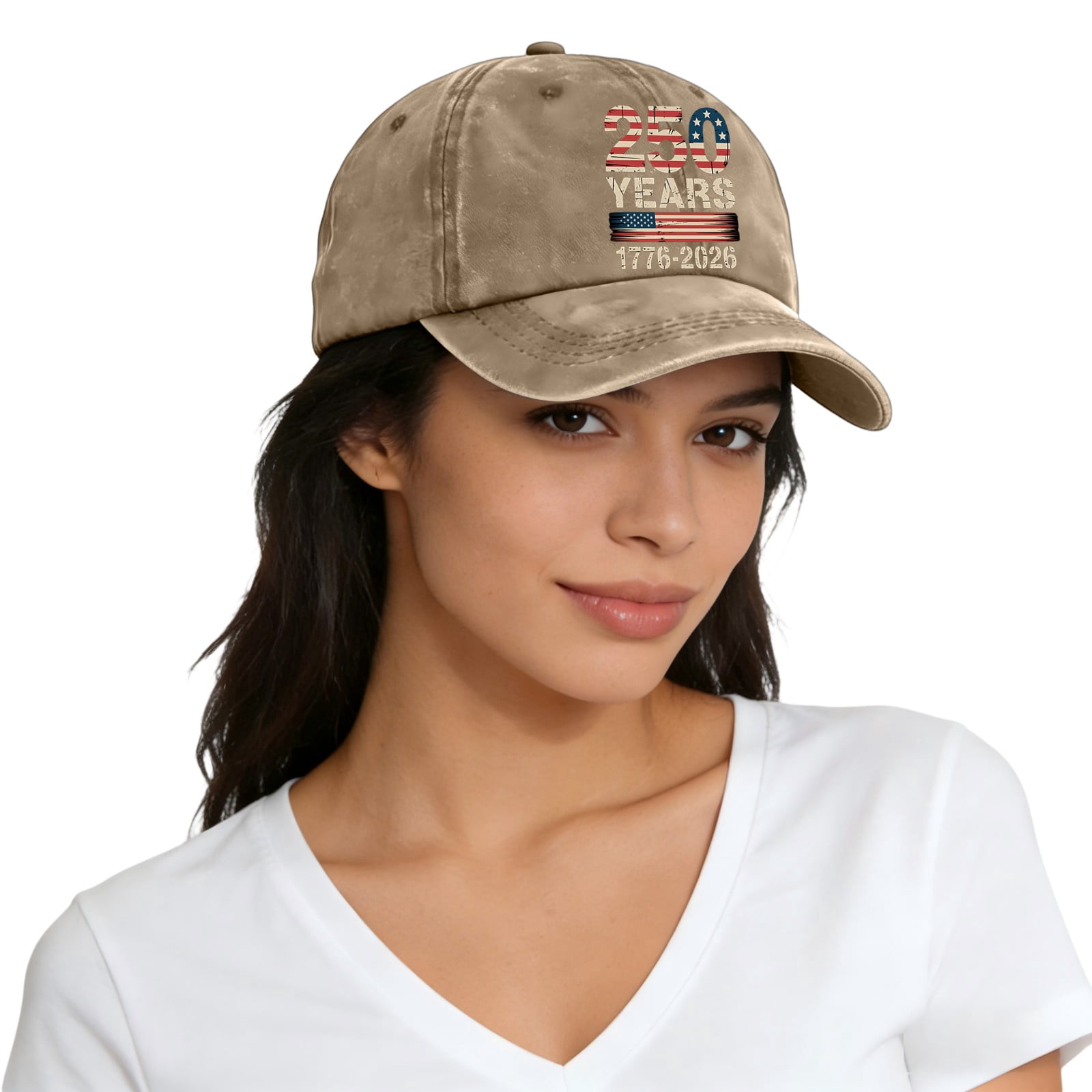 Baseball Cap Adjustable USA 250th Anniversary Embroidered | Patriotic ...
