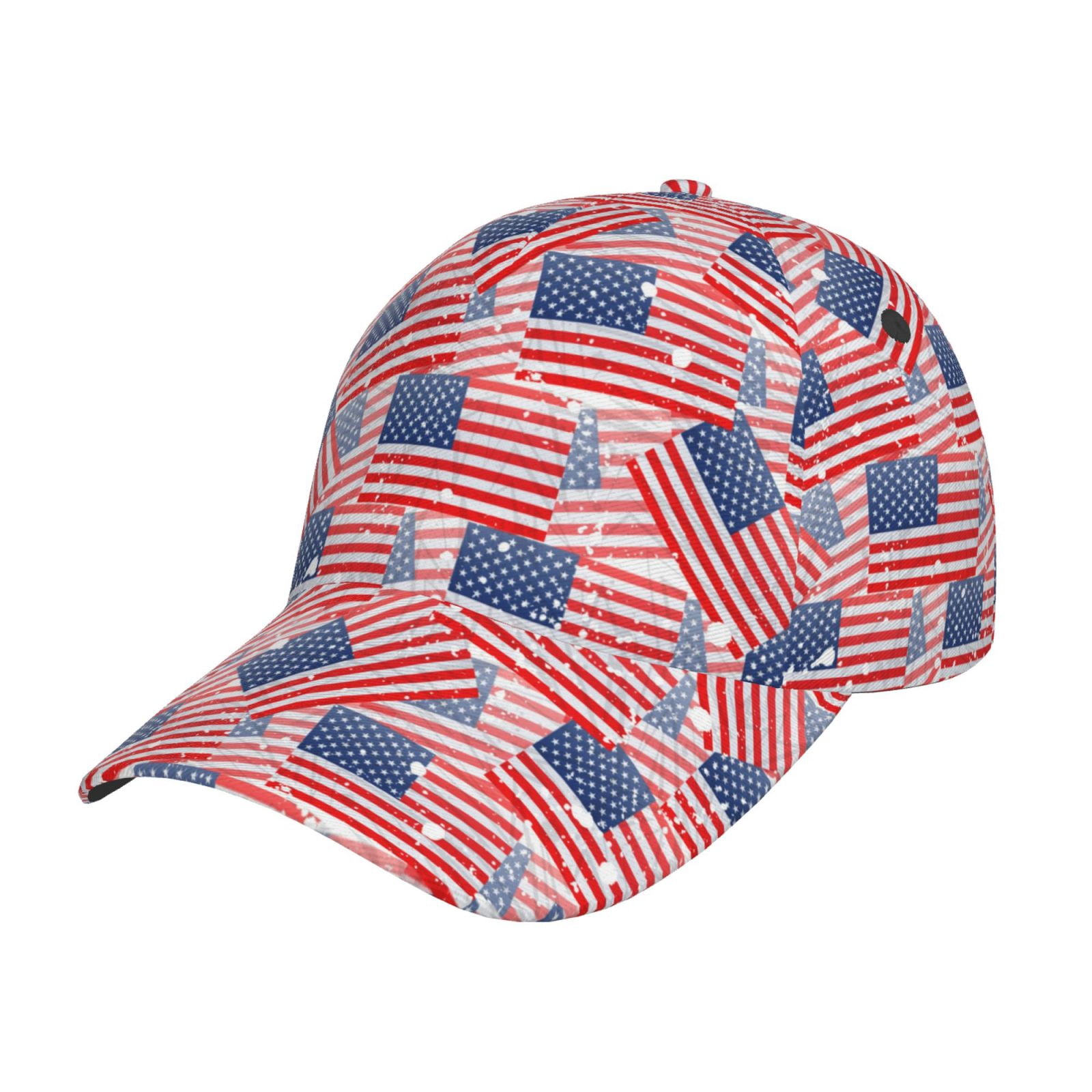 Baseball Cap - America Flags Adjustable Size Hats For Men And Women ...