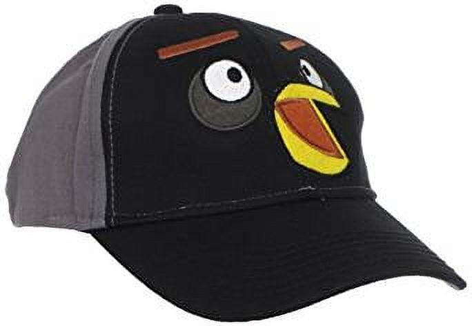 Baseball Cap - Angry Birds - Black Face New 497205 - Walmart.com